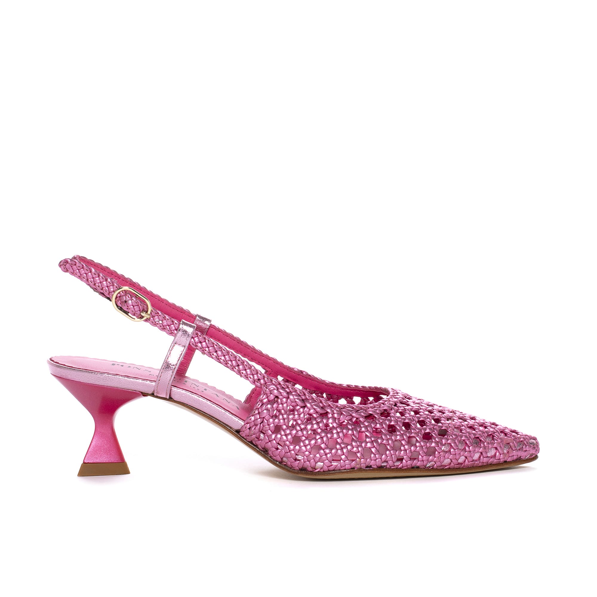 CAROL METAL MAUVE HEEL SHOE